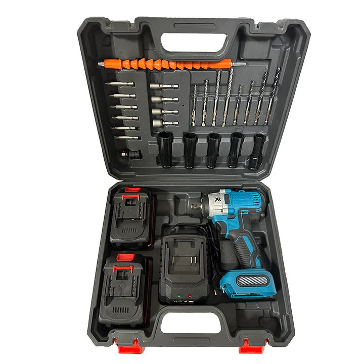 Professional Box Electric Impact Wrench - Brushless Battery
