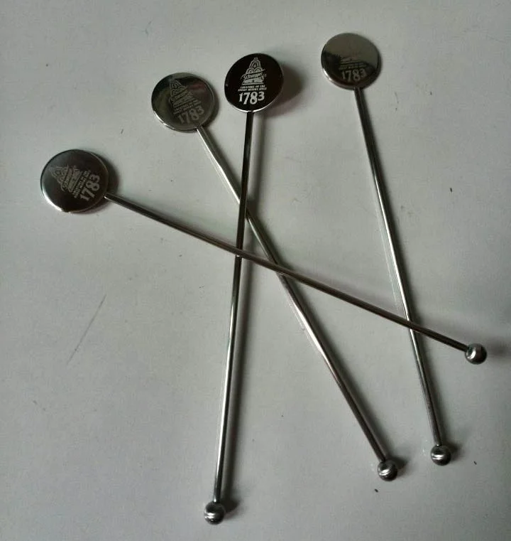 Promotional Bar Metal Coffee Stirrer Mixing Stainless Steel Stirrer ...