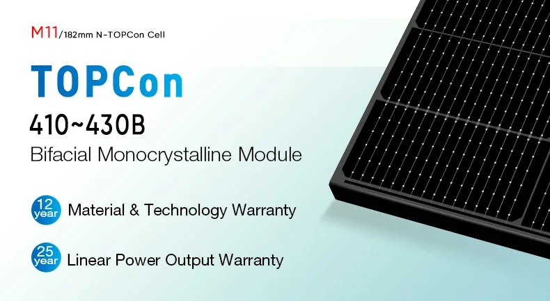 Lovsun Topcon Solar Panel Topcon410-430w 410w 415w 420w 425w 430w Roof ...