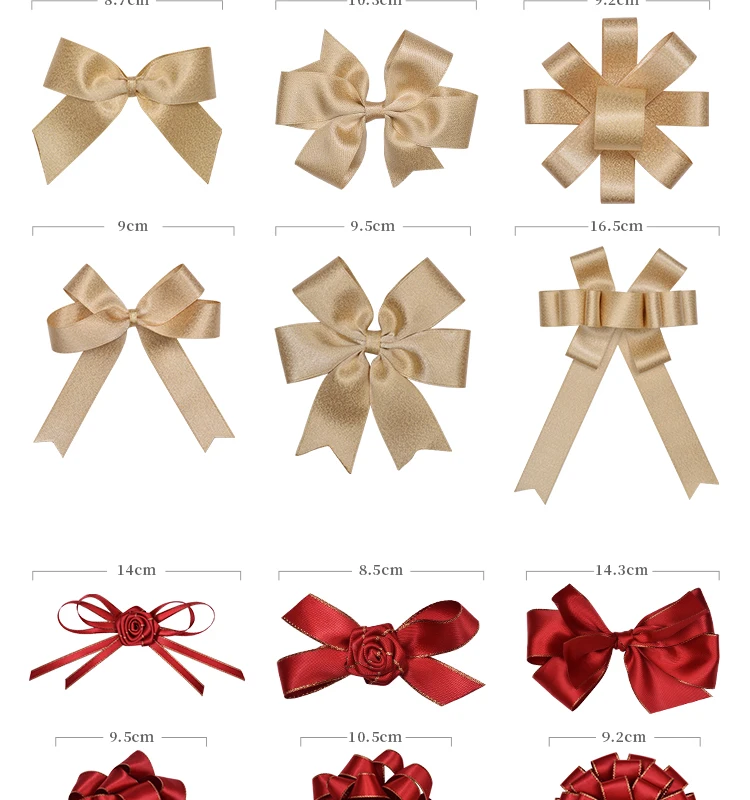 New Promotion Hot Style Premade Bows Bow Ribbons For Gift Bags Custom ...