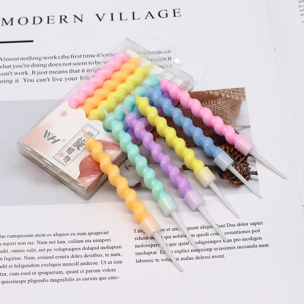 The Most Popular Macaron Curve Thread Cake Party Birthday Spiral Twist ...