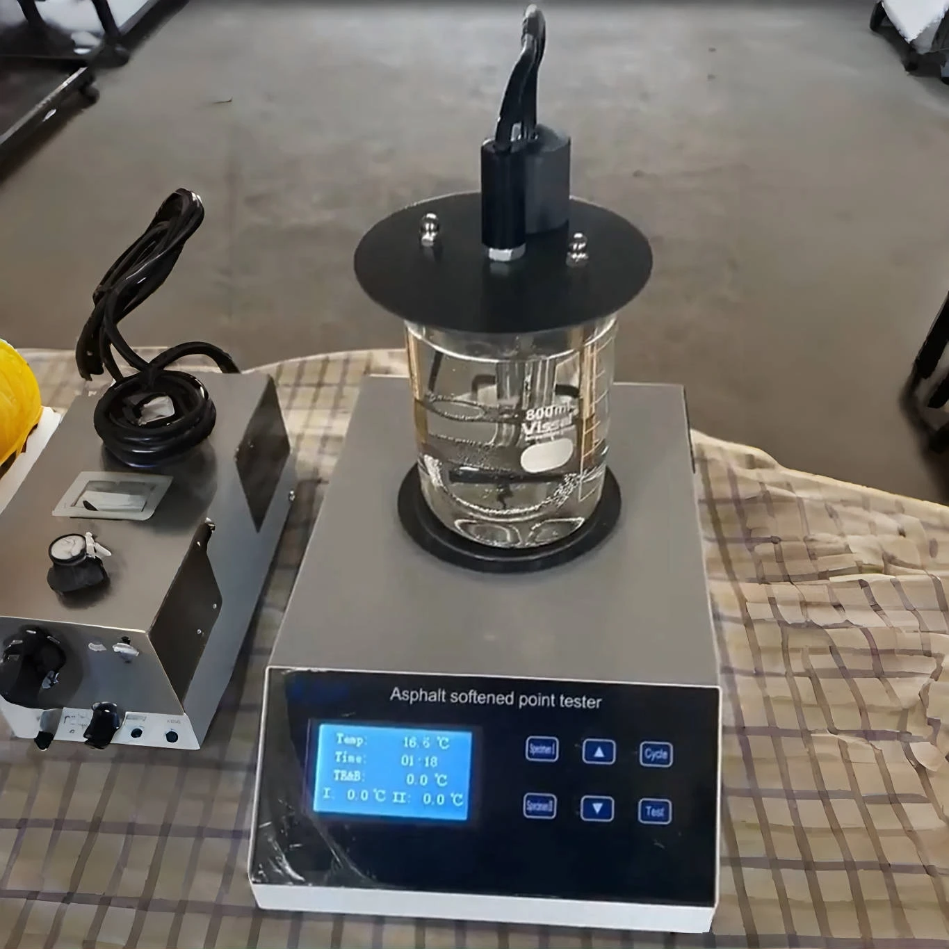 Digital Bitumen Ring and Ball Test Apparatus Asphalt Softening Point ...