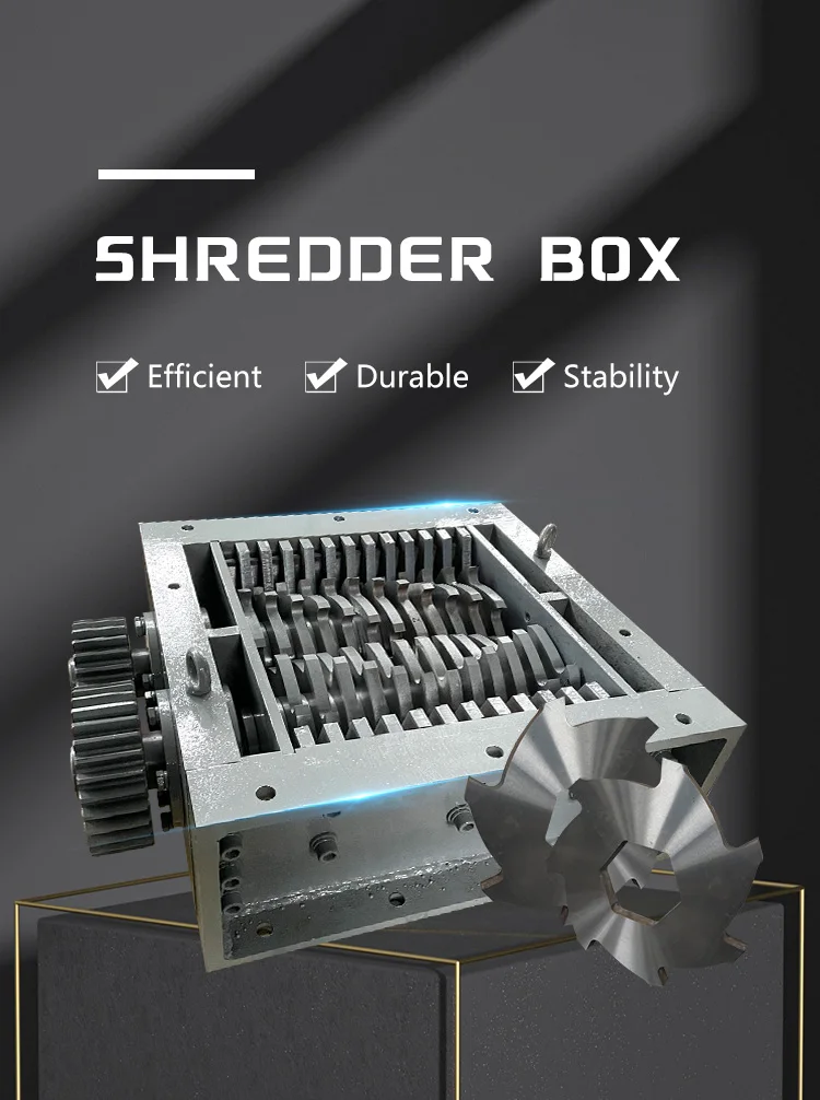 Mini Twin Shaft Shredder for Industrial Applications | Durable Shredder ...