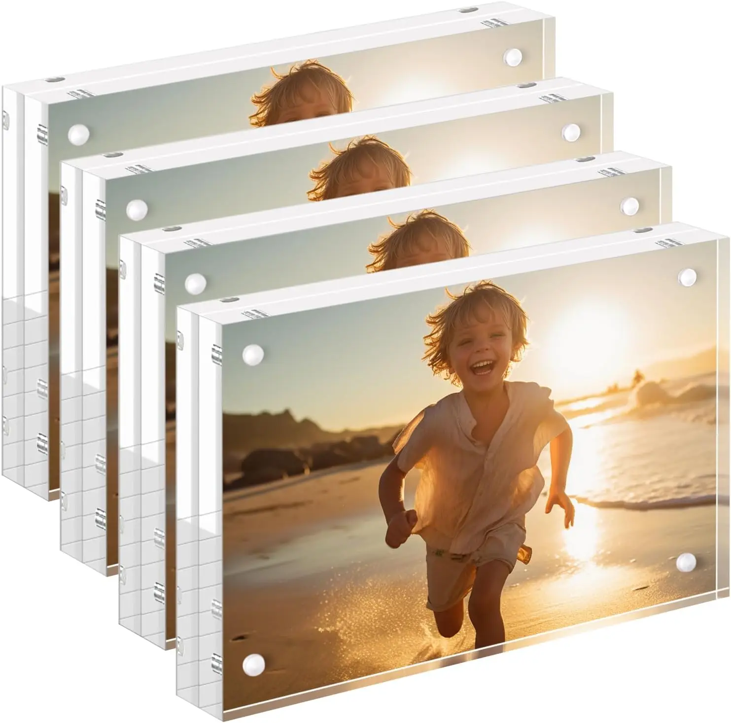 Clear Double-sided Acrylic Picture Frame Stand 4x6 - Oem Available