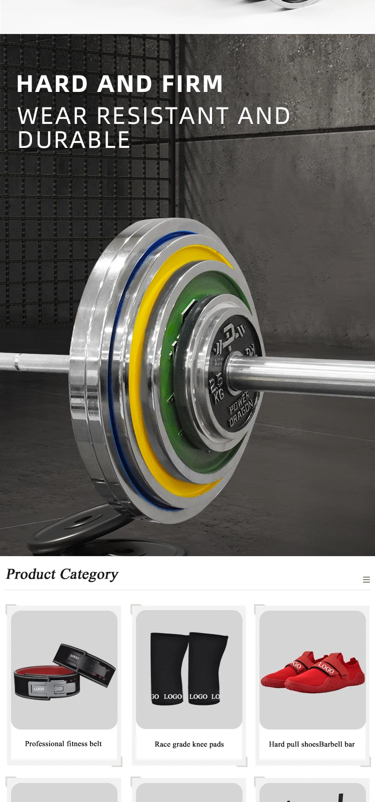 Fitness Silver Chrome Steel Weight Plates Electroplating Weightlifting ...