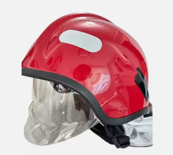 Ce Marked European-style Full-face Firefighting Helmet Neck Protection ...