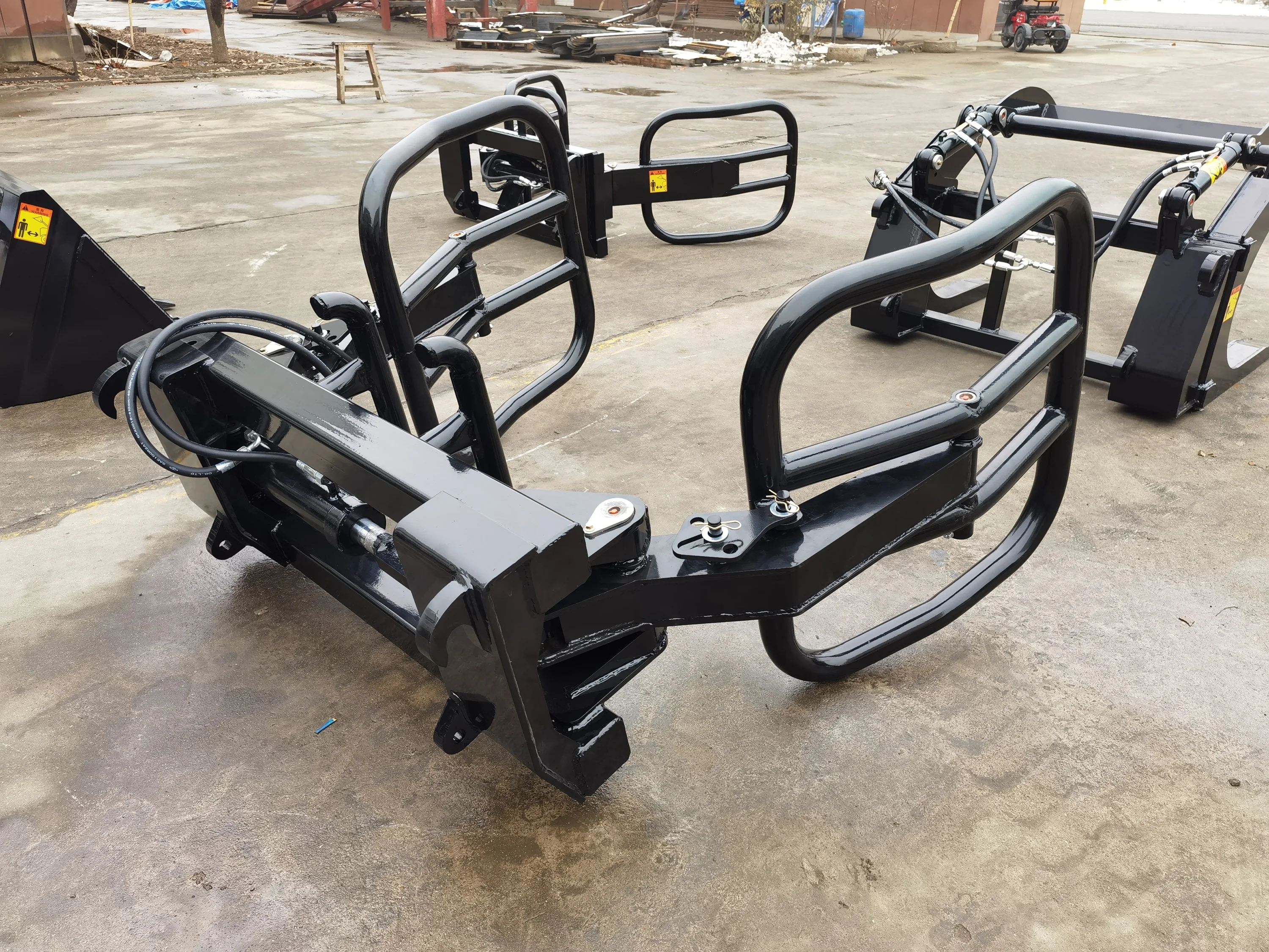 Grapple for Tractor Loader Bucket /farm Tractor Front Bale Grab ...