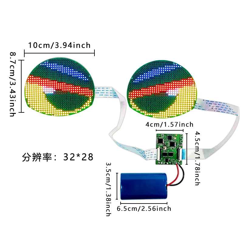 App Control Programmable Winking Eye Led Display Screen Panel Led Eagle ...