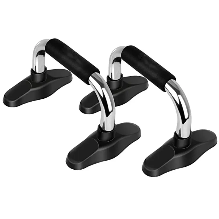 Home Workout Non-slip Handles Chrome Push Up Bar Holders - Buy Push Up ...