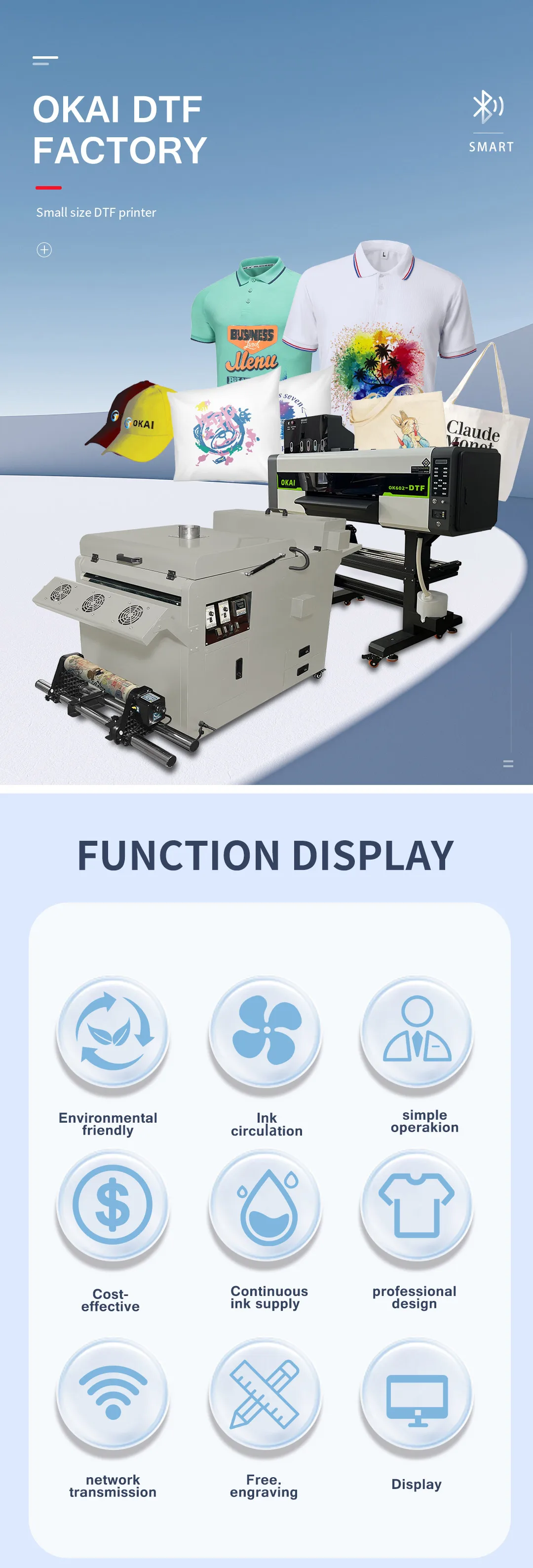 Okai 24inch Just a Printer Machine Include Dual I3200 Printhead ...
