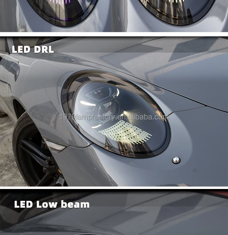 [1979ll]for Porsche 911 991 Headlights Matrix Style Laser Led Headlight ...
