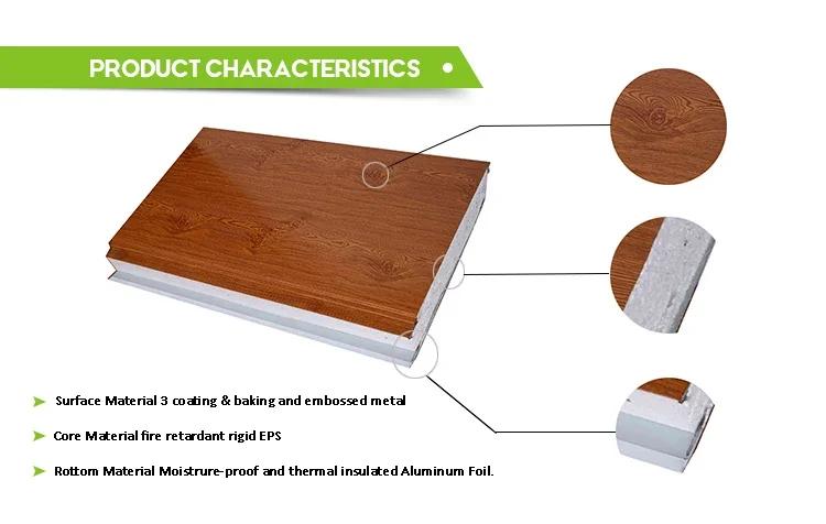 Polystyrene Foam Wall Panel Al-zn Coated Steel Sheet Eps Sandwich Foam ...