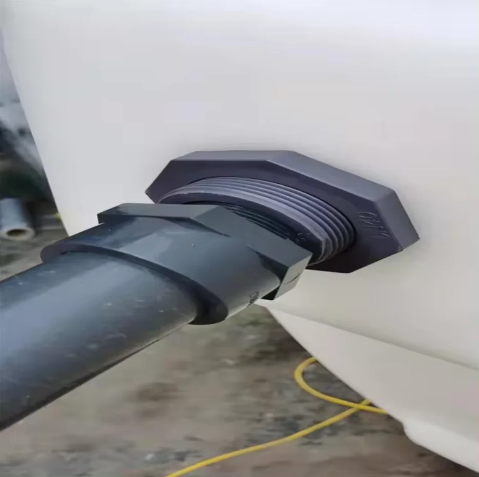 Manufacture Pvc Pipe Fittings Din External Threaded 3 Inch Bulkhead ...