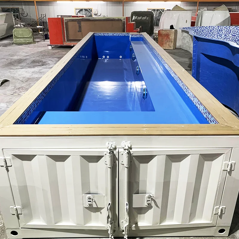 Custom Self Contained Shipping Container Pools - Luxury