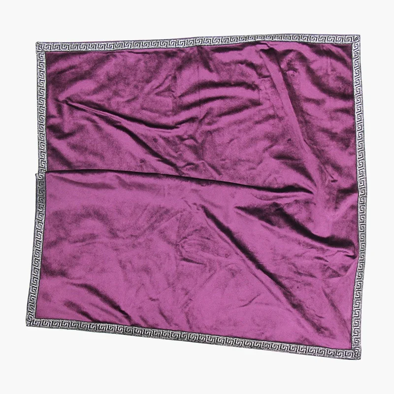 Hot Sales Custom Purple Velvet Divination Tablecloth Altar Playing Card ...