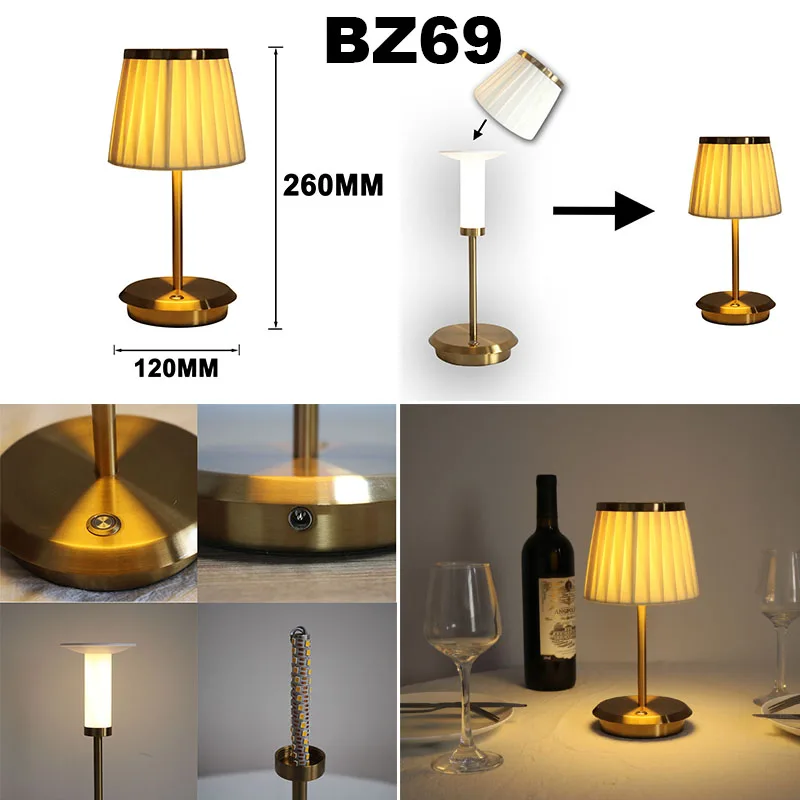 Rebecca Charge Base Cordless Table Lamp Hotel Let Restaurant Modern ...