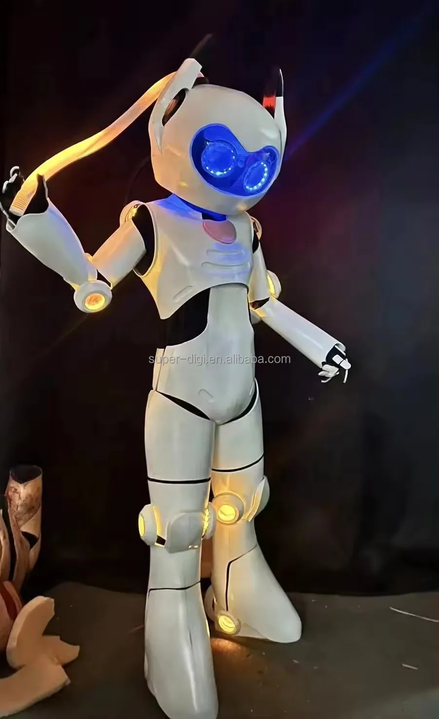 LED Robot Costume - Illuminate Your Nightclub Performances