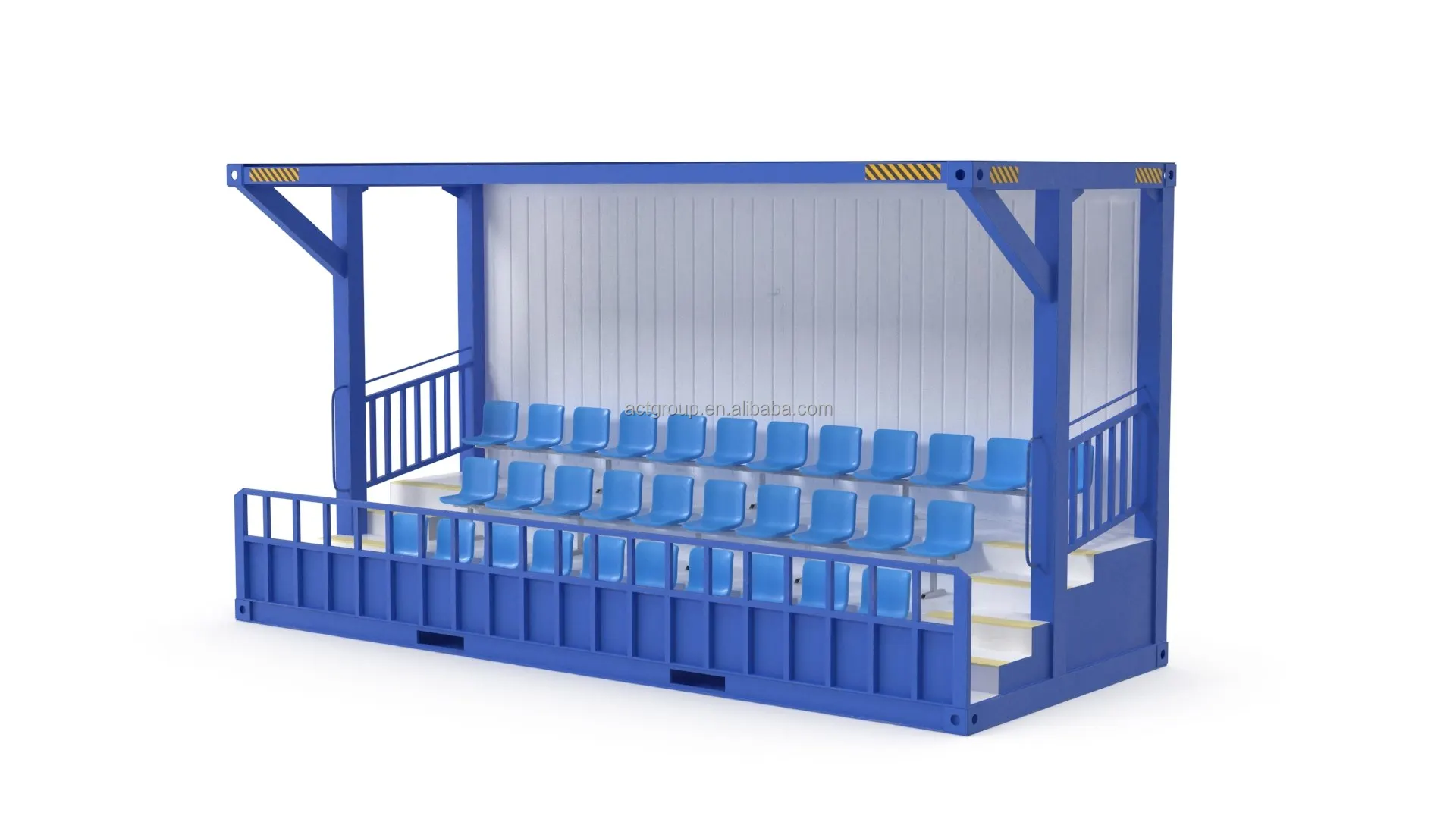 Prefab Container Grandstand - Modular Sports Seating