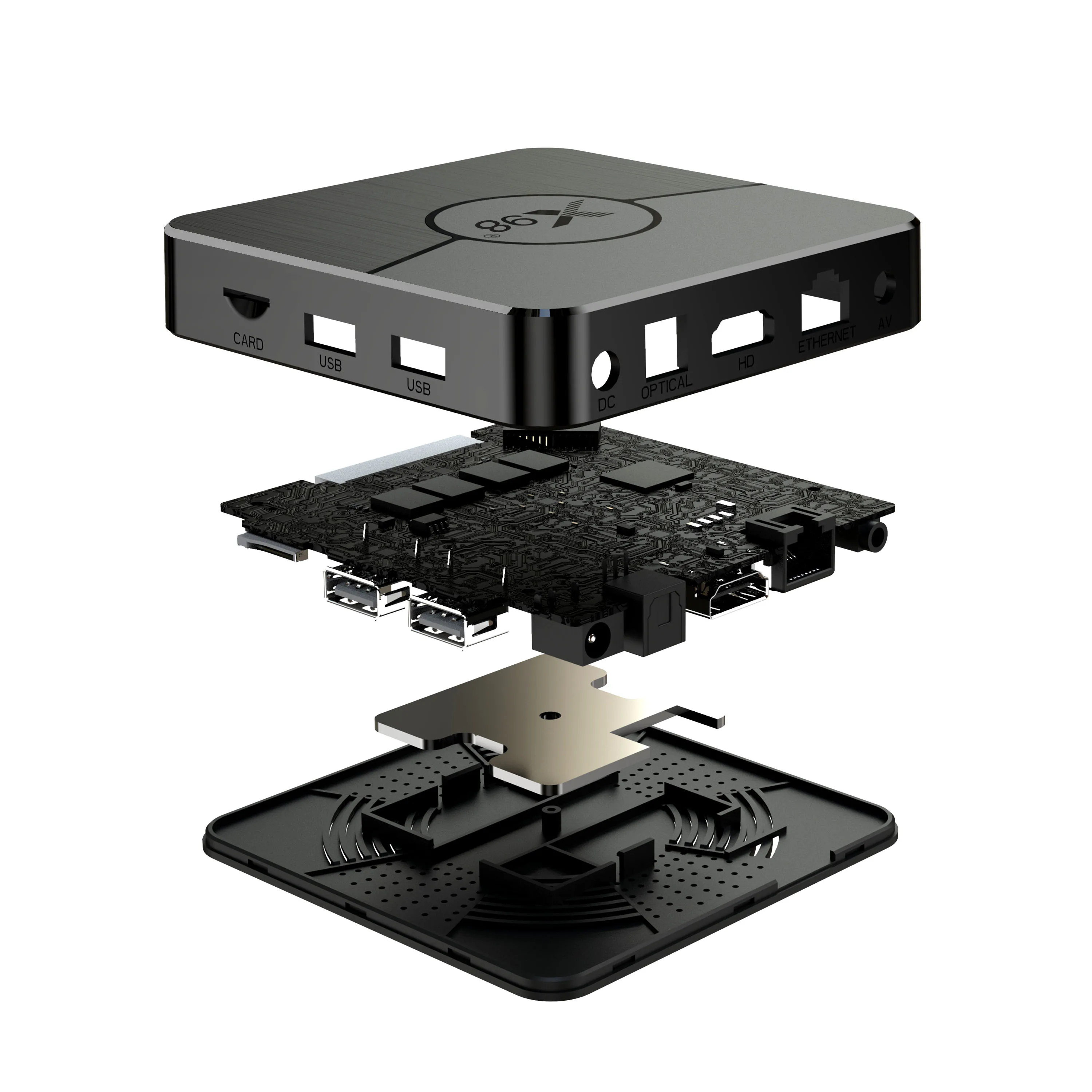 X98 Plus 4gb Ram 5g Wifi 4k Android 11.0 Tv Box 2022 New Amlogic S905w2 ...