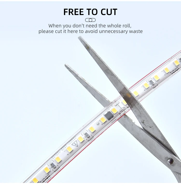 Driver Free 110v Waterproof Ip65 Led Strip Pvc Led Rope Light Ce Rohs ...