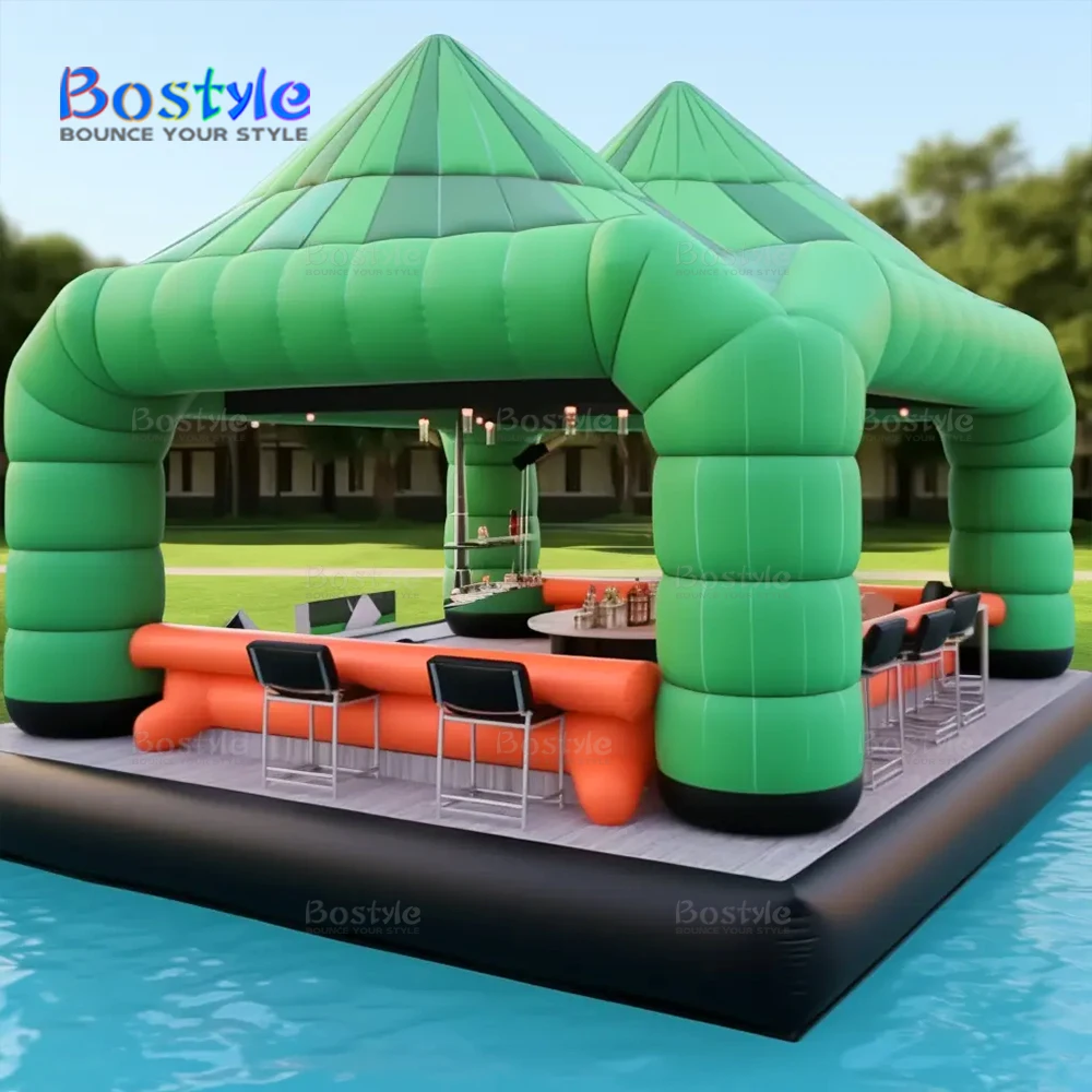 Outdoor Backyard Party Inflatable Floating bar Swimming Pool Pub ...