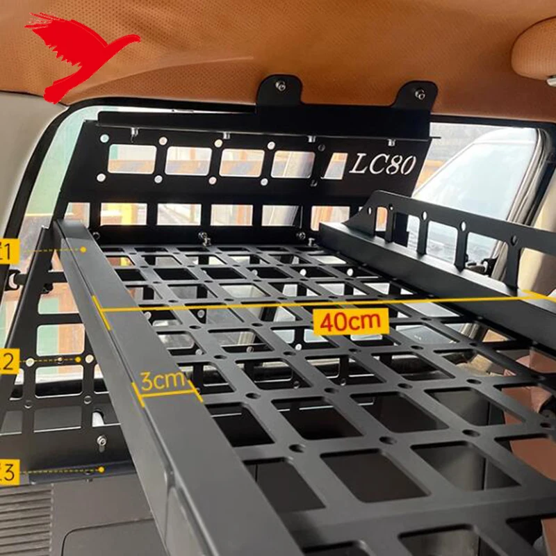 For Toyota Land Cruiser Lc80 1998-2005 Car Interior Rear Boot Window ...