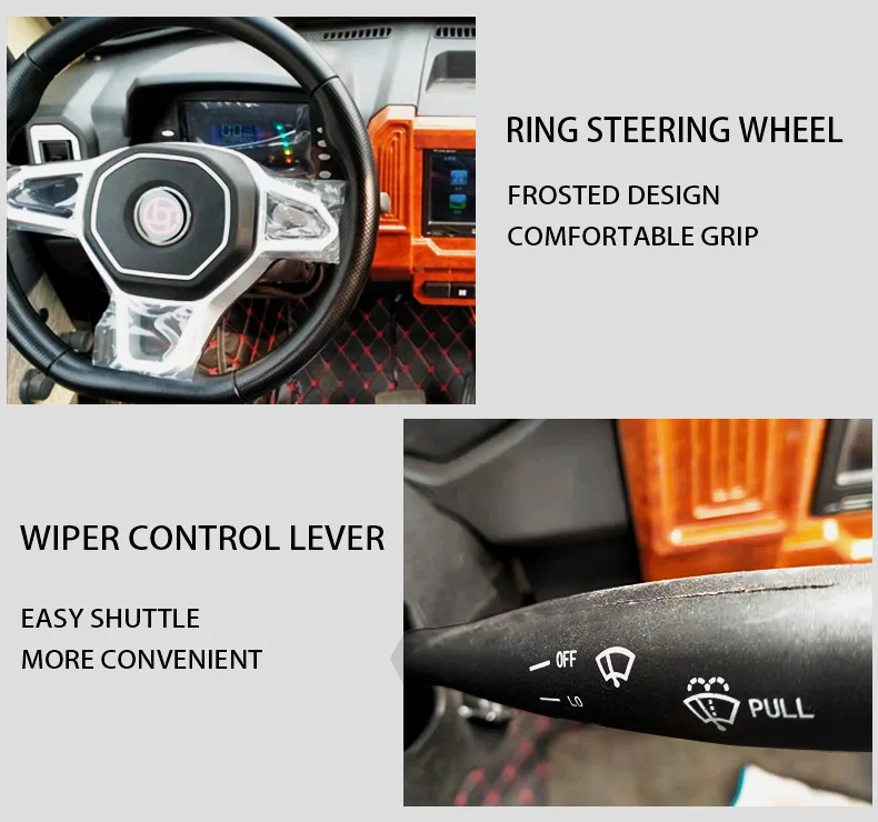 Keyu Chinese High Speed Mini Electric Car Pickup Delivery Truck Gor ...