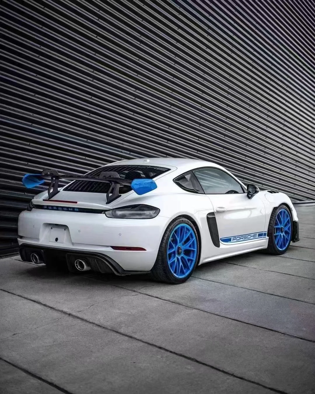 Upgrade Gt4 Rs Body Kit For Porsche 718 Boxster Cayman 2016-2022 Front ...