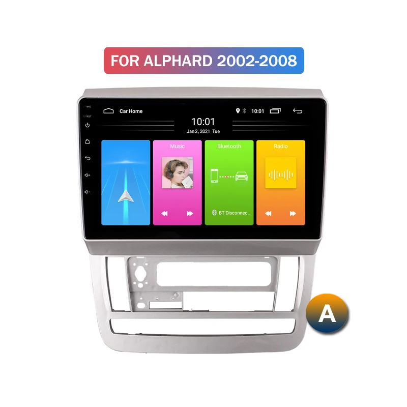 Car Radio Player for Toyota Alphard 2002-2011 Auto GPS Stereo DSP OBD ...