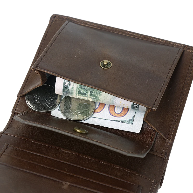 Baliya Genuine Leather Wallet Men Wallets Coin Purses Credit Cards ...