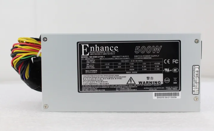 Enhance 500w 2u Single Power Supply Enp-2150 For 2u Server - Buy 2u Power Supply 500w Psu ...
