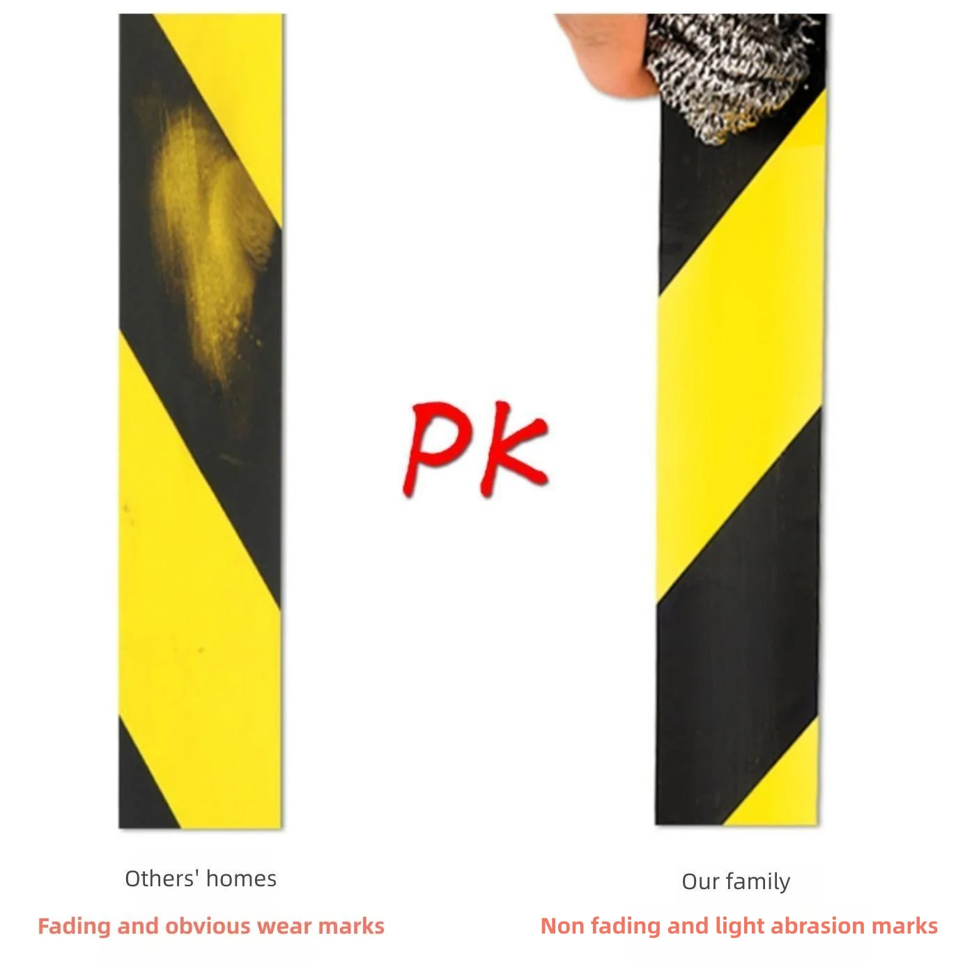 Social Distance Red White Yellow Black Tape - PVC Floor Marking