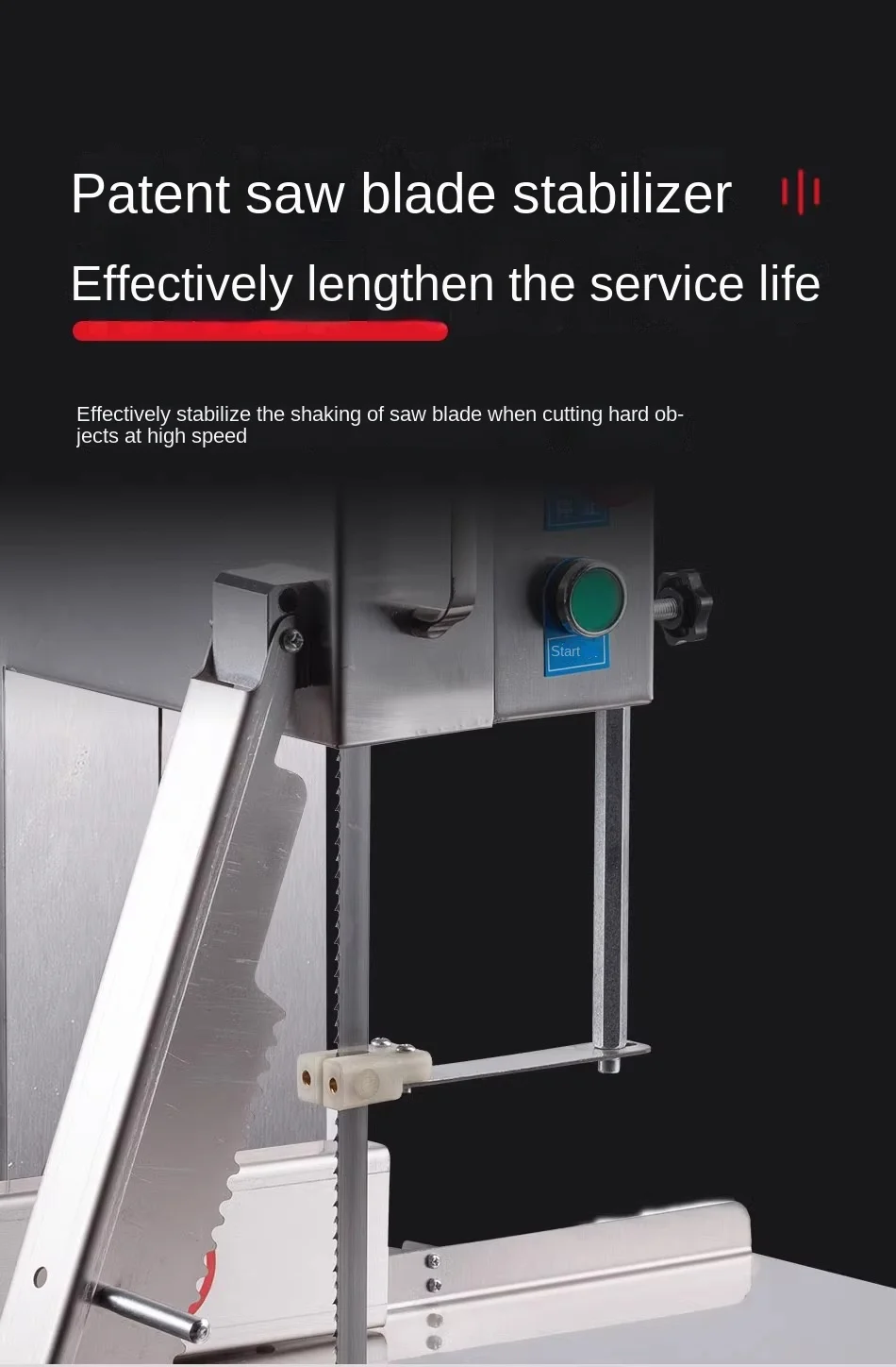 Butchery Used Pig Neck Cutter Meat Cutting Machine Bone Saw Automatic ...