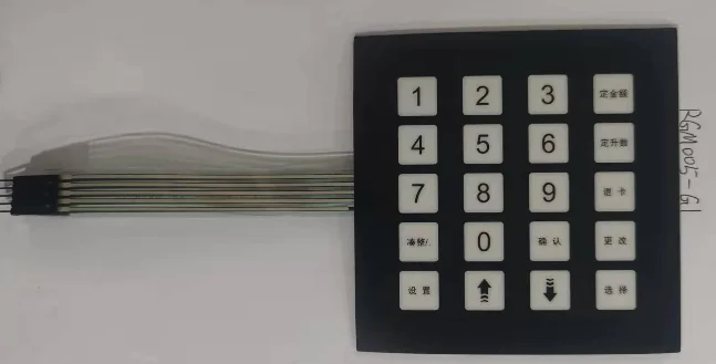 Keyboard for Fuel Pump - Oil-Resistance Membrane Switch