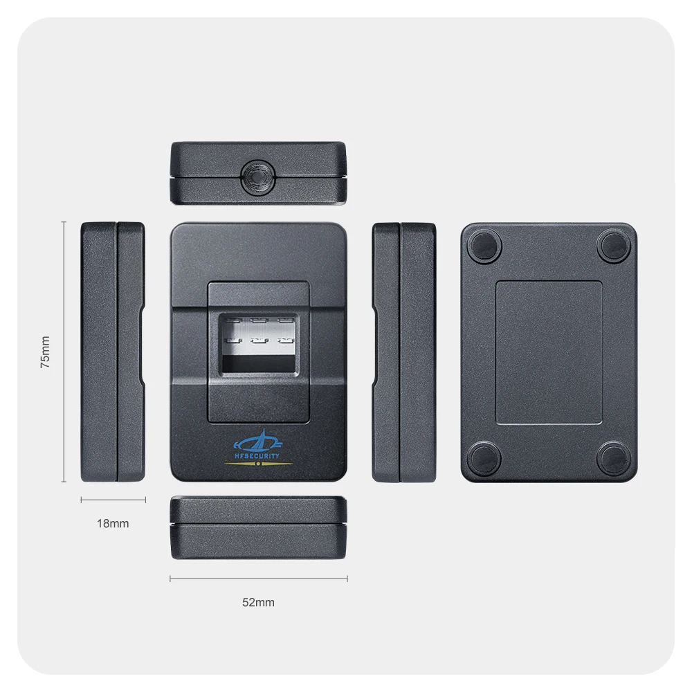 HFSecurity OS1000 Waterproof FBI Certified Usb 500dpi Biometric ...