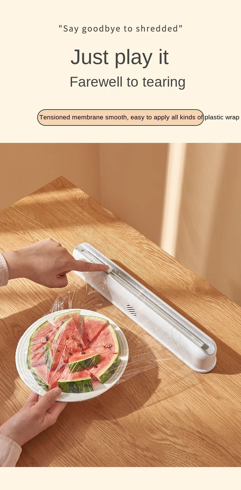 2024 Cling Film Cutter - Sustainable & Versatile Kitchen Tool