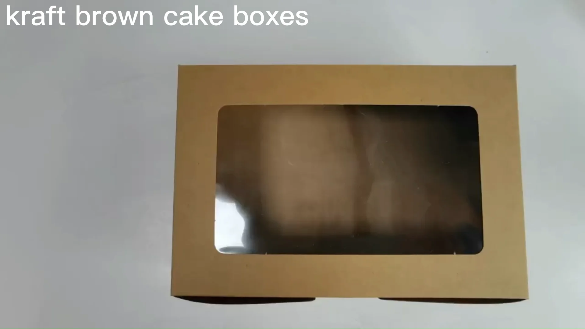 Biodegradable Recycled Simple Brown Kraft Paper Box For Food Boxes ...