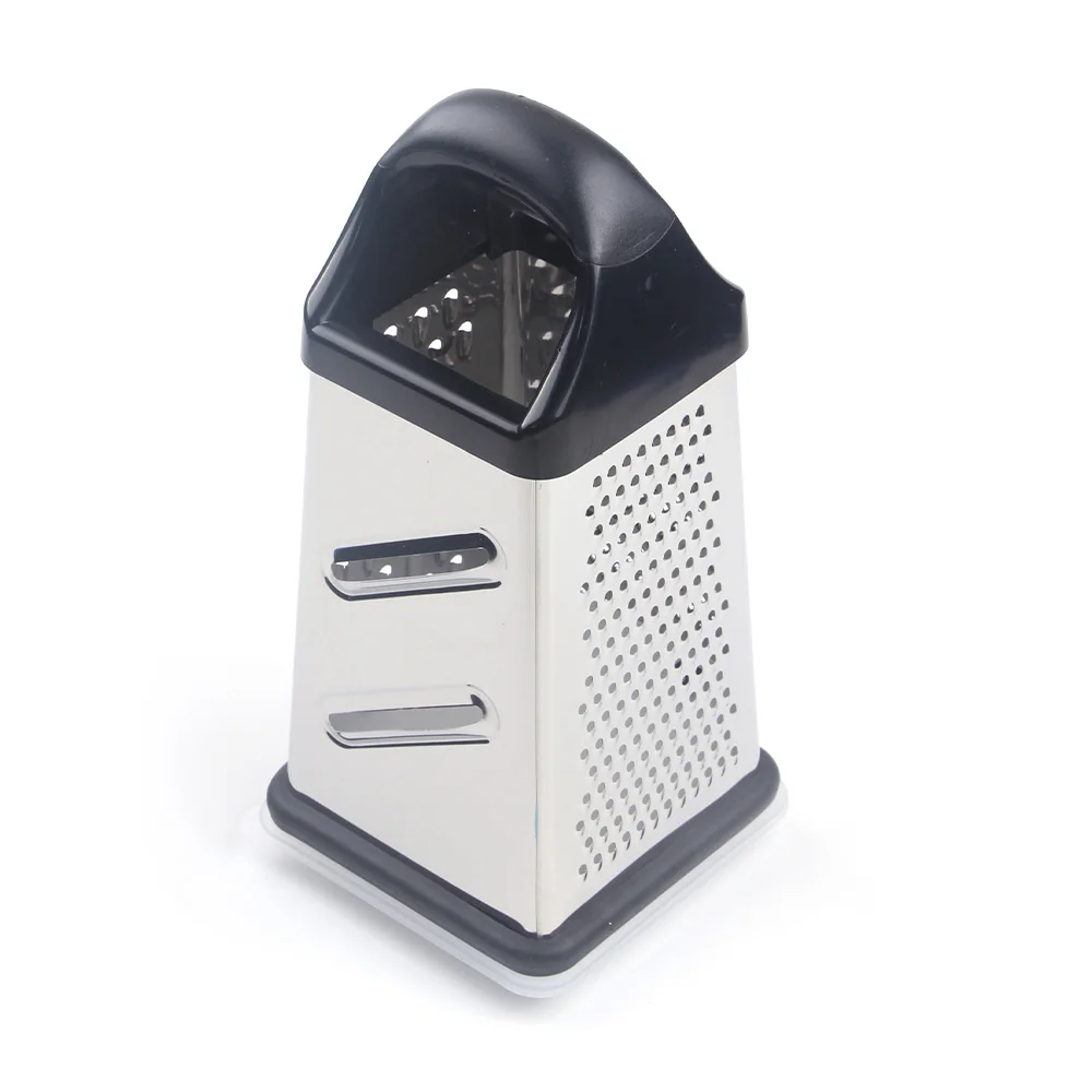 Stainless Steel Graters for Kitchen Handheld, Box Grater with 4 Sides ...