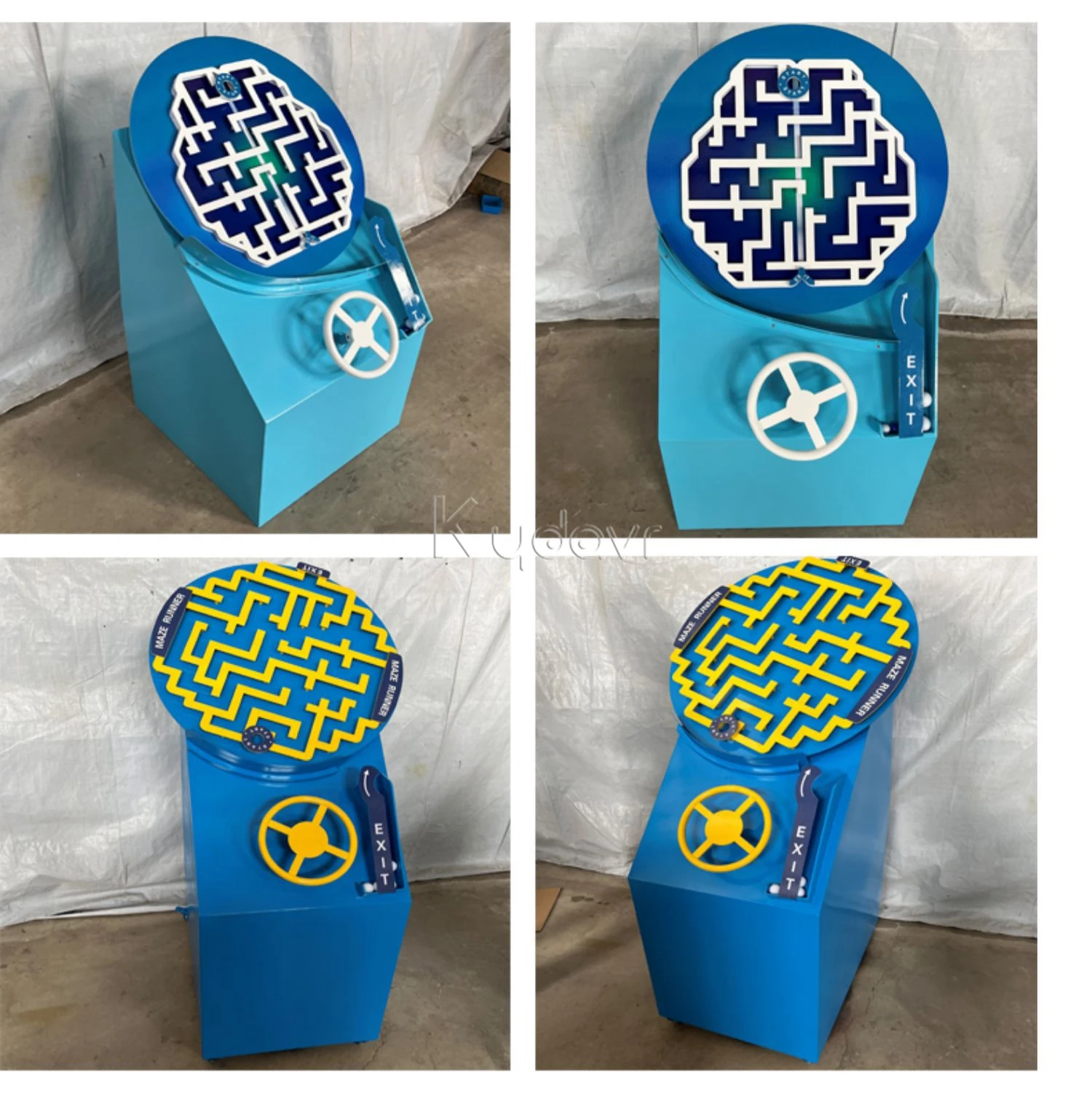 Amusement Park Carnival Booth Funny Puzzle Gravity Reaction Ball Bead ...