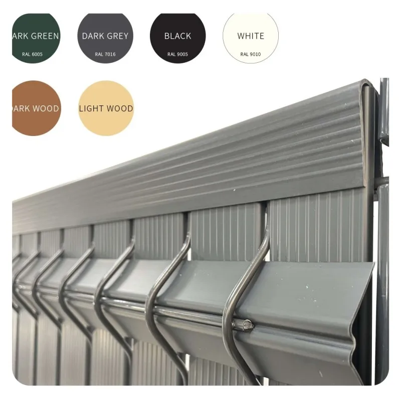 Outdoor Decorative 3d Privacy Curved Garden Fence Plastic Pvc Slat Used ...