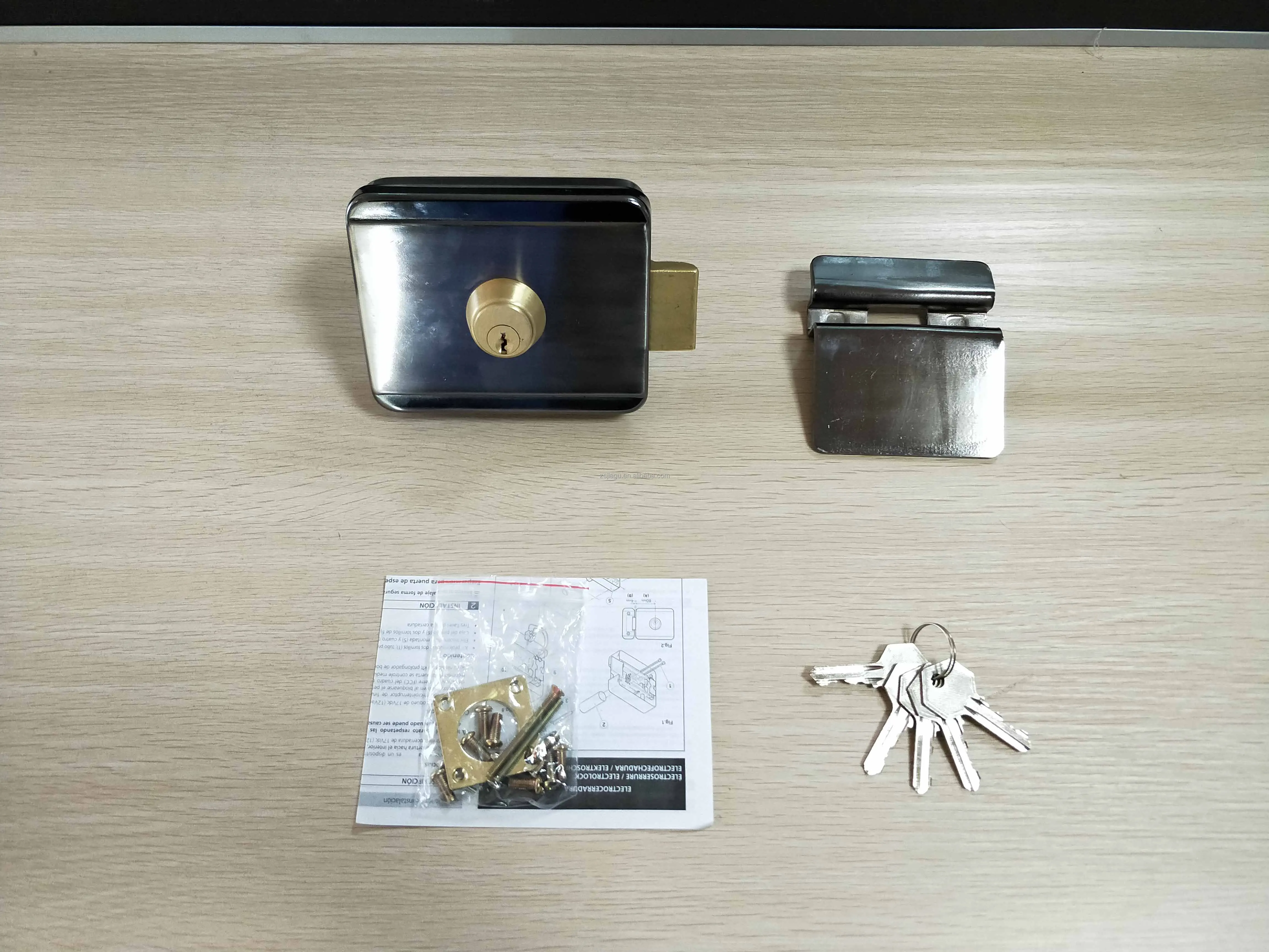 Garage Door Lock For Electric Lock 12vdc 3a For Gate Door Lock - Buy ...