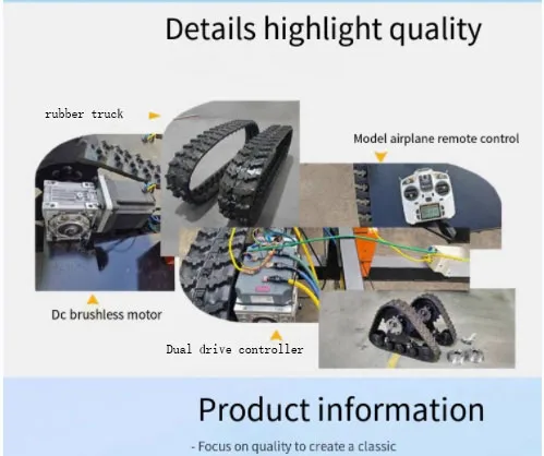 Agricultural Rubber Track Chassis Intelligent Robot Transport Vehicle ...