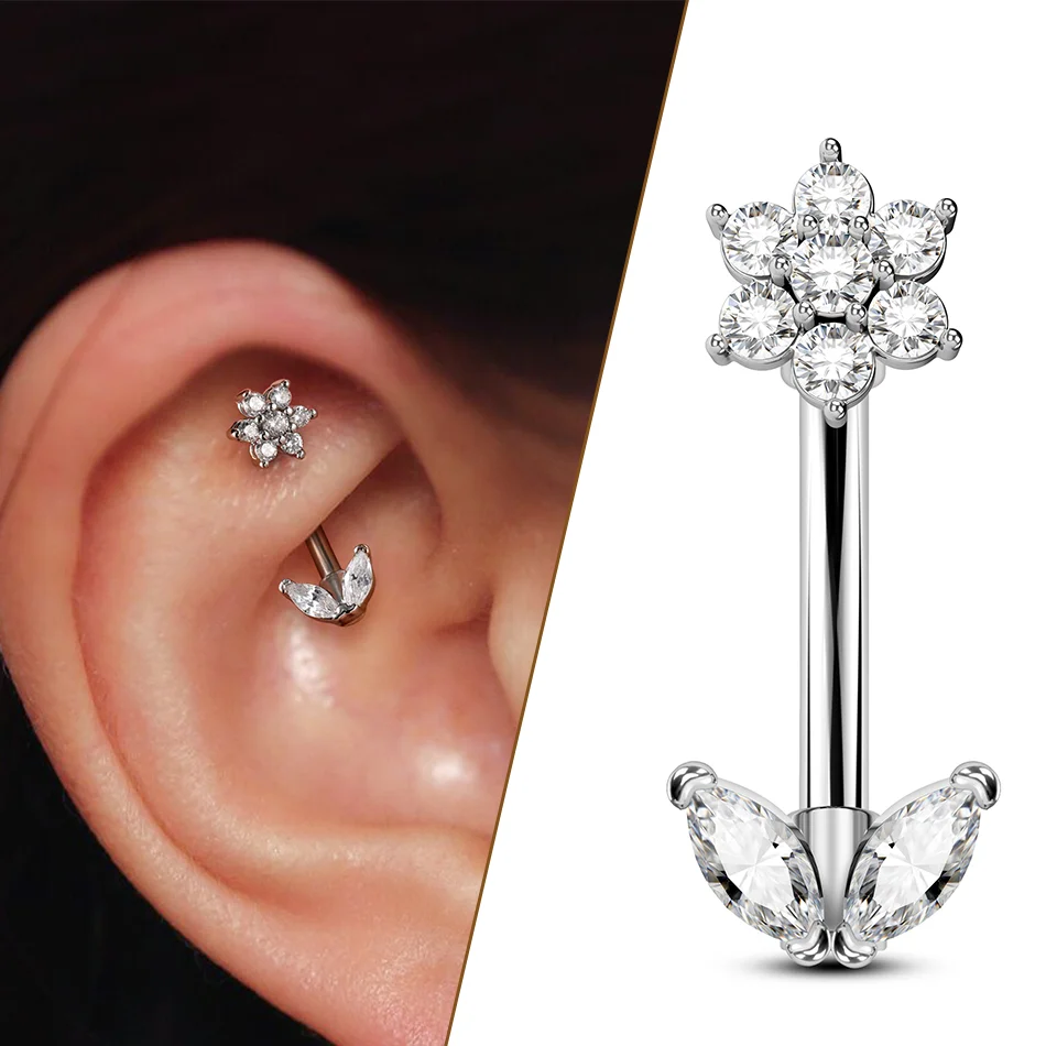 316L Surgical Stainless Steel Cartilage Earrings - TRENDY