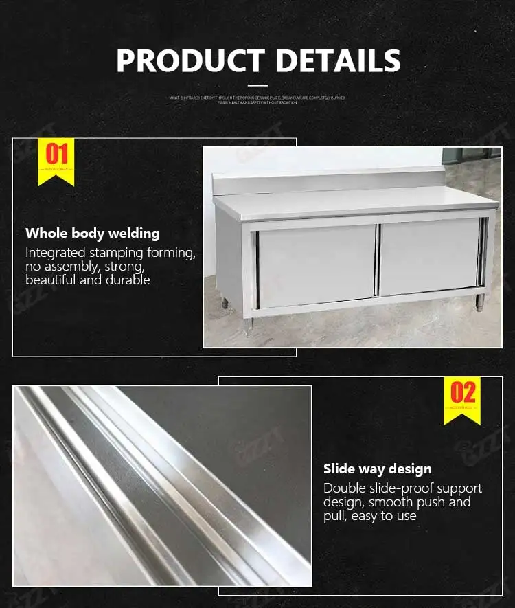 Commercial Restaurant Hotel Customized Sus304 201 Sandwich Food Prepare ...