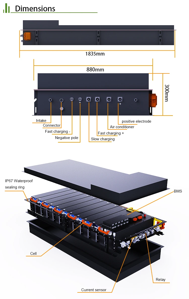 Chinese Good Performance Ev Battery Pack Lithium Ion 345v 200ah 210ah ...