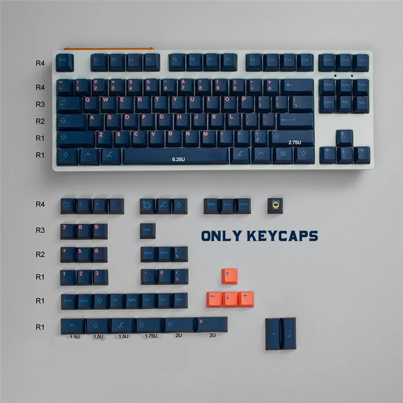 Gmk Firefly Keycaps Pbt Dye Sub Mechanical Keyboard Keycap 130 Keys ...