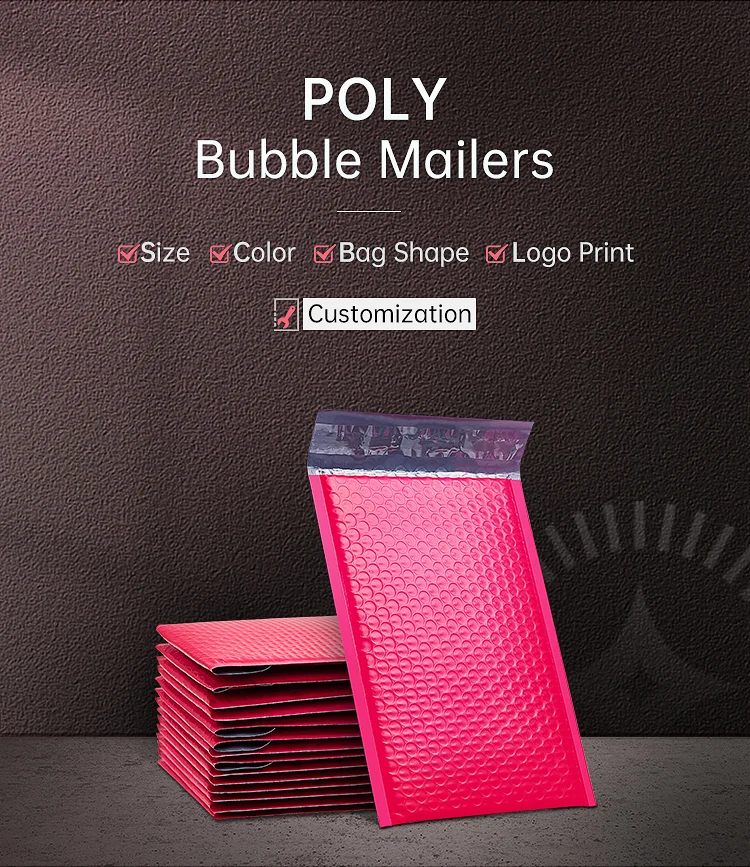 Eco-friendly Custom Plastic Film Mailer Biodegradable Mailing Bags ...