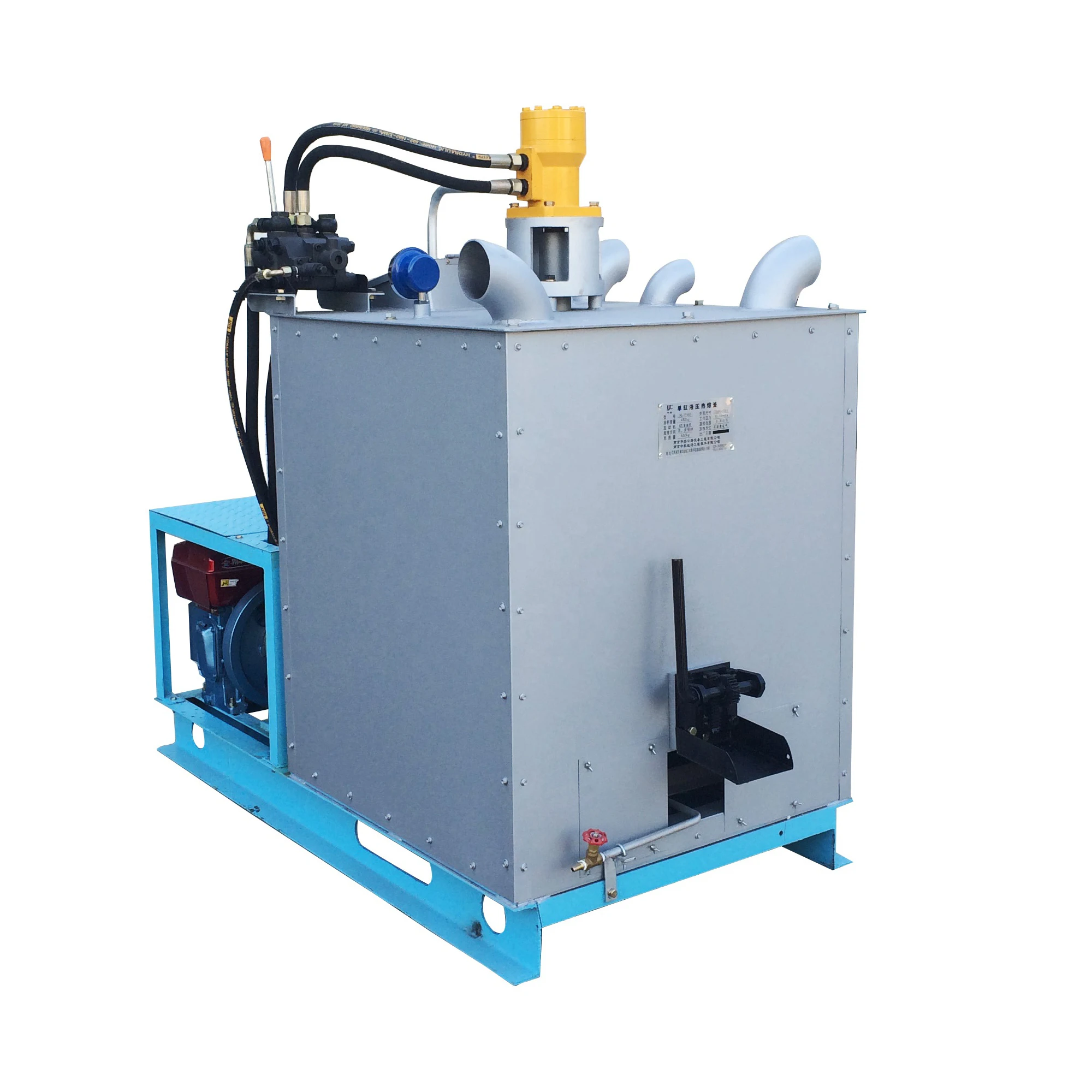 Single Cylinder Hot Melt Kettle Preheater for Melting Thermoplastic ...