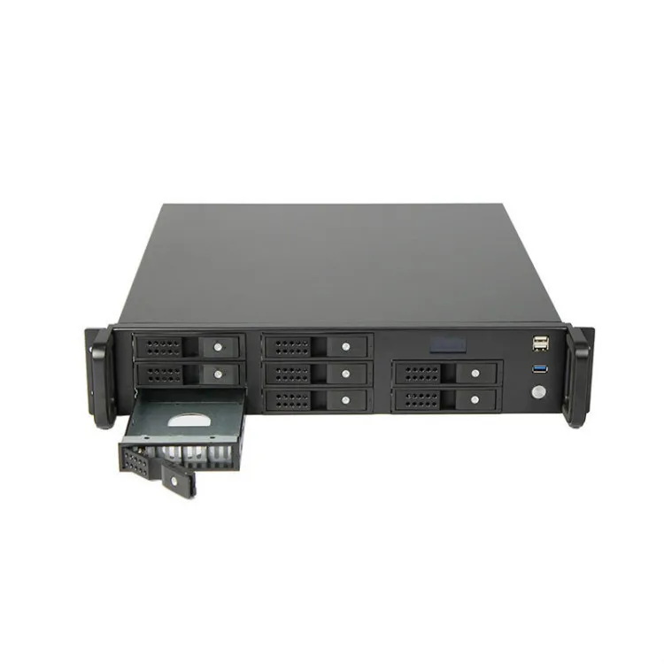 19inch Industrial Rackmount Chassis 2u Server Case Storage Chassis With ...