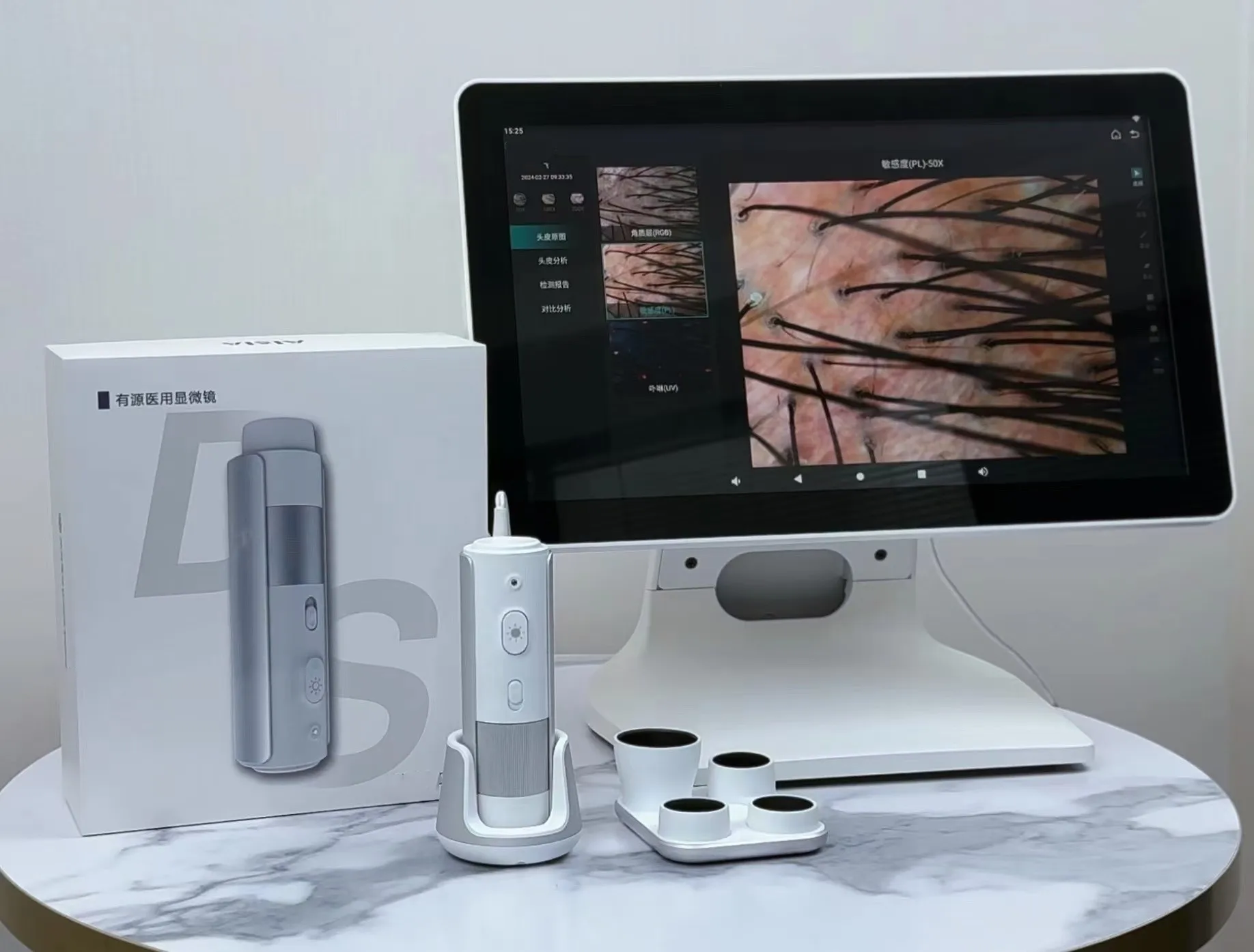 Digital Scalp Analyzer Device Hair Follicle Detector Intelligent AI ...